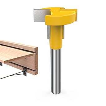 1/4-Inch Shank 1-1/16-Inch Cutting Diameter T-Slot T-Track Router Bit ...