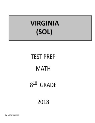 8Th Grade SOL Virginia Test Prep: 8Th Grade Standards of Learning SOL ...