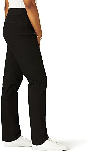 Chic Classic Collection Women's Easy Fit Elastic Waist Pull On Pant ...