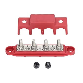 Stud Power Distribution Block, 4 Post 5/16in Stud Terminals Power ...