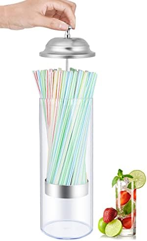 Amazon.com: Gemco Jumbo Straw Dispenser, One Size, Clear: Drinking ...