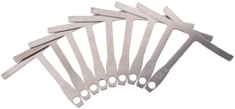 Amazon.com: 9 Pcs Understring Radius Gauge Guitar Measuring Tools Luthiers Tool For Guitar Bass ...