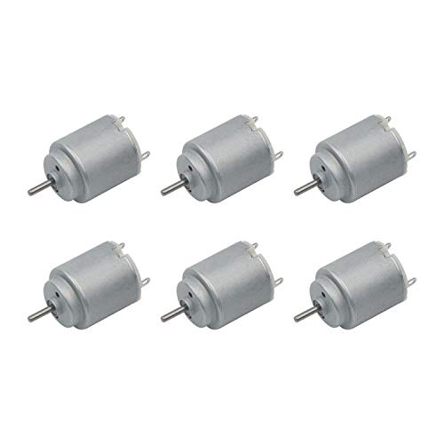 Buy Senmod 50pcs Small Motor R140 motor Direct Current (3-6V) Round DC ...
