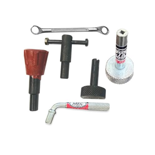 MEC® 6Pcs Set Tappet Setting Acessories Key Square Hole Rod Goti(5 ...