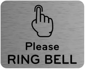 Amazon.com : Please Ring The Bell With Left Arrow And Graphic Sign ...