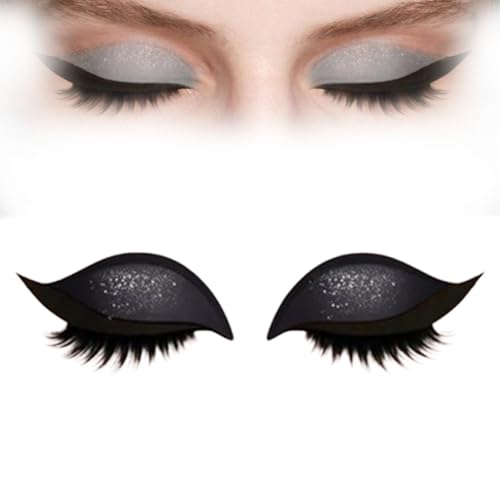 Amazon.com: Lazy Eye Shadow Eyelash Patch with Lashes, 3-in-1 Self ...