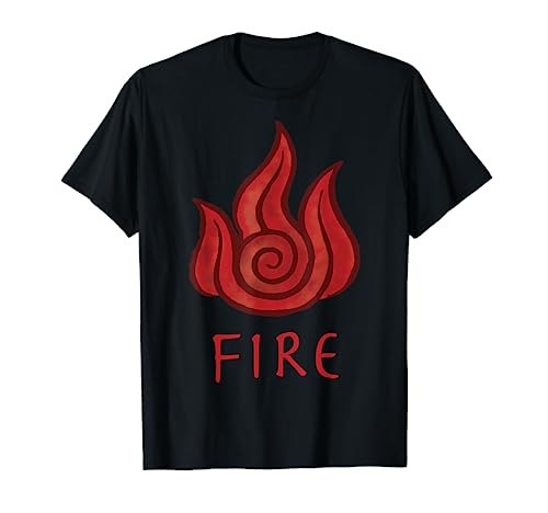 Snapklik.com : Avatar: The Last Airbender Painted Fire Element T-Shirt