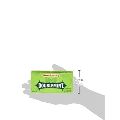 Wrigley - Doublemint, Slim, 15 stick pack, 10 count Nepal | Ubuy