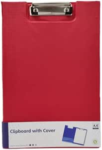 Celino® A4 Clipboard Foldover Foolscap PVC Clip Board Document Filing ...