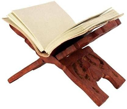 HomEnrich Wooden Rehal | Book Holder | Book Reader | Holy Book Reader ...