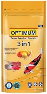 Aquatic Optimum Fish Food Super Premium Formula, 3 in 1- Spirulina 6% ...