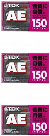 Amazon.co.jp: TDK Audio Cassette Tape AE 150 Minute 3 Pack [AE-150X3G] : Electronics
