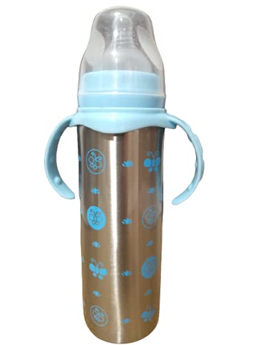 Buy Stainless Steel Baby Feeding Bottle (Silver) Online at Low Prices ...