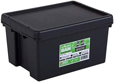 Wham Bam 100% Recycled Super Strong Impact Resistant Black Re-Usable ...