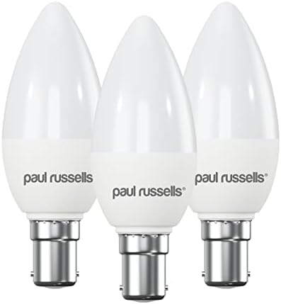 paul russells LED Candle – Small Bayonet fitting Dimmable Light Bulbs ...