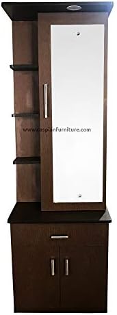Joy's Furnitures Wooden Hi-Tech Dressing Table with Storage Light and ...