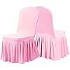 Amazon.com: Dimatic Dining Room Chair Covers Set of 2, Stretch Parsons ...