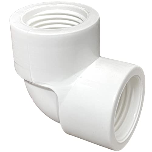Snapklik.com : FangKingNo 10PCS 1/2 PVC Thread 90 Elbow Coupling