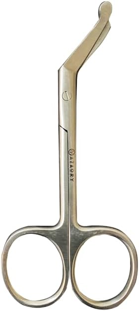 Azaory Stoma Bag Cutting Scissors - Colostomy Bag Scissors - Stainless ...