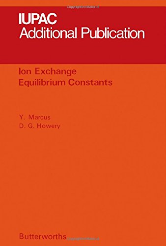 Ion exchange equilibrium constants (IUPAC additional publication ...