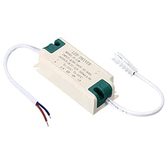 PATIKIL 8-12W 300mA LED Driver, AC 85-265V Output 27-42V DC Male Connector Constant Current ...
