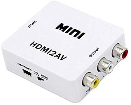 RODEX Mini HDMI2AV UP Scaler 1080P HD Video Converter Media Streaming ...