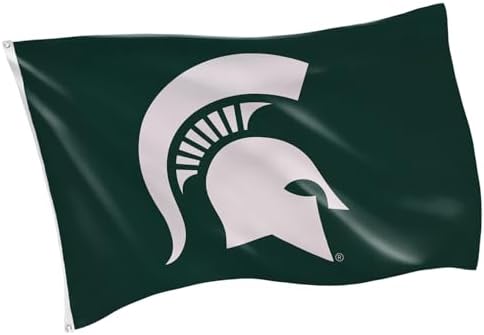 Amazon.com : NCAA Michigan State University Flag with Grommets, 3'x5 ...