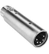 Amazon.com: QIANRENON XLR Male to Female Panel Mount Adapter - 3Pin ...