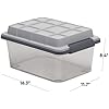 Amazon.com - Curver Set of 3 Small Latch PRO 17QT Heavy Duty, Water ...
