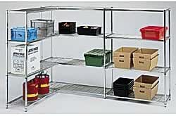 Amazon.com: Storage Products Group, Square Post Wire Shelf Unit With ...