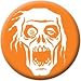 Amazon.com: Zombie Head Orange Button 81664 : Clothing, Shoes & Jewelry