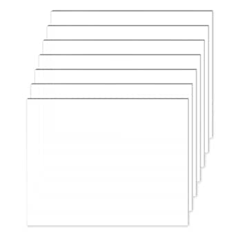 7PCS Transparent Acrylic Board, Transparent Plastic Organic Glass Board ...