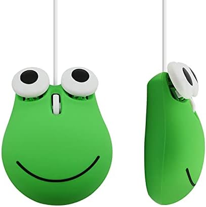 Amazon.com: JieruiDeng Cute Frog Mouse, USB Wired Computer Mouse for PC ...