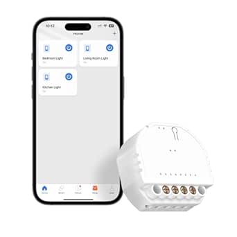 meross Wi-Fi Relay WLAN Switch, Relay Module for Smart Home, Compatible ...