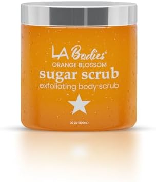 Amazon.com: LA Bodies Sugar Scrub Exfoliating with Orange Blossom and ...