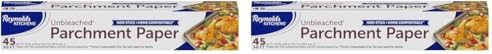 Amazon.com: Reynolds Kitchens Unbleached Parchment Paper Roll, 45 ...
