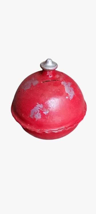 WATIKA CRAFT Mitti Ki Gullak Clay Gullak Large Coin Bank Gift for Kids ...