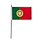 Amazon.com: AGAS 12" x 18" Mini Portugal Flag Heavyweight Nylon Brass ...
