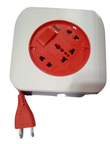 Buy Extension Board Socket, Extension Cord (1 mm x 2 core), 6 amp 3 pin ...