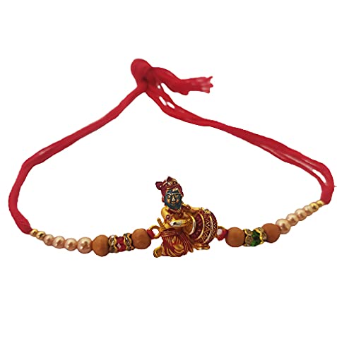 KITCHFLORA - KIVA TRADITIONAL DESIGNER RAKHI FOR YOUR BROTHER (Krishna ...