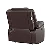 Amazon Brand - Solimo Delphi Single Seater Leatherette Recliner (Brown ...