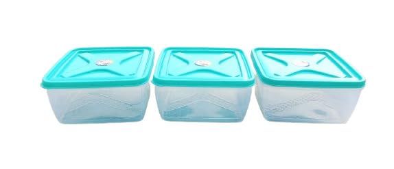 Buy Square Modular Plastic Container,Set of 3(1200ml) Online at Low ...