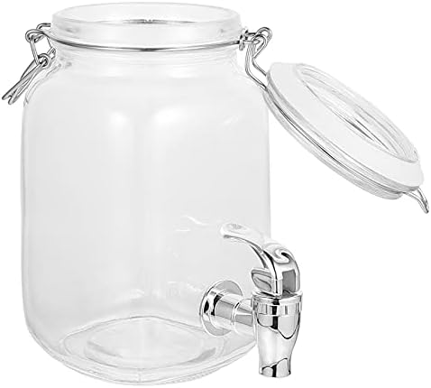 Amazon.com: Cabilock 1L Drink Dispenser for Parties Glass Beverage ...