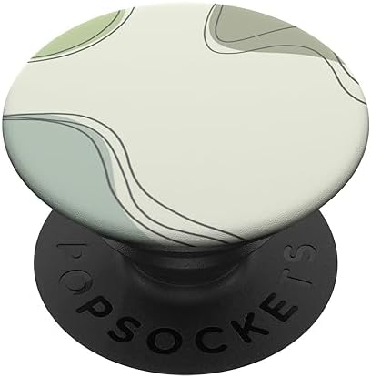 Amazon.com: Sage Green and Pale Green Abstract Art PopSockets Adhesive ...