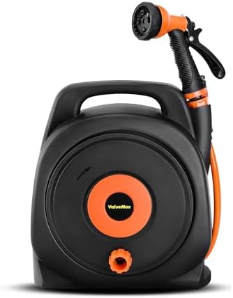 HOZELOCK - 2-in-1 Compact Hose Reel 25m : Portable or Wall-mounted ...