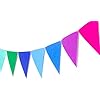 Amazon.com: LOVENJOY Pre-Assembled Rainbow Banner Buntings, Felt Fabric ...