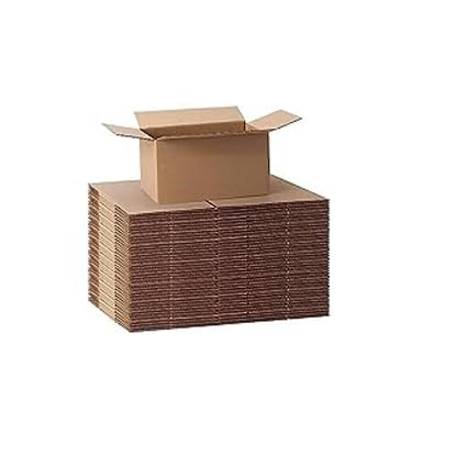 Coach&Pep - 3 Ply Brown Corrugated Packing Box/Size: (6x5x3) Length 6.5 ...