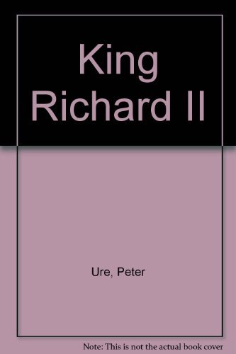 King Richard II: Ure, Peter: Amazon.com: Books