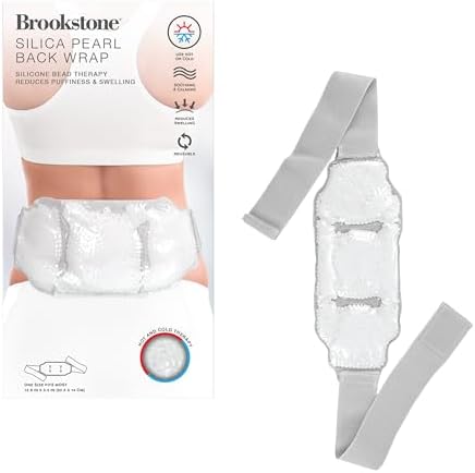 Amazon.com: Brookstone Gel Bead Ice Pack Back Wrap - Ice Belt for Lower ...