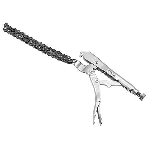 ZONADAH 9″ 23cm Locking Chain Clamp Vise – Durable Steel Plier Locking ...